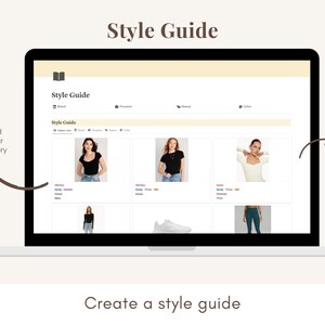 Closet Manager Notion Template, Notion Template Wardrobe Manager ...