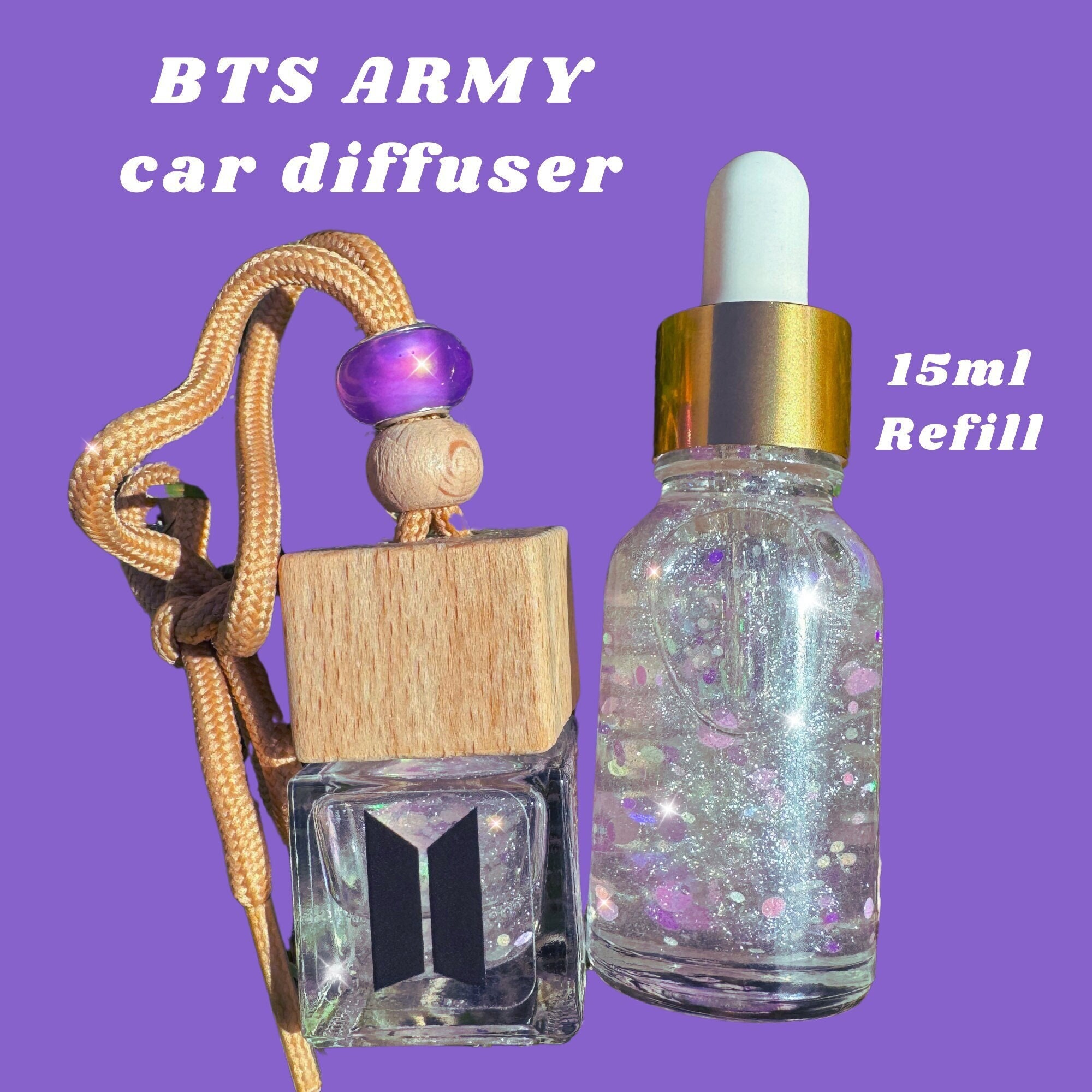 BTS ARMY Car Diffuser Choose Your Scent Hanging Air Freshener Non-toxic ...
