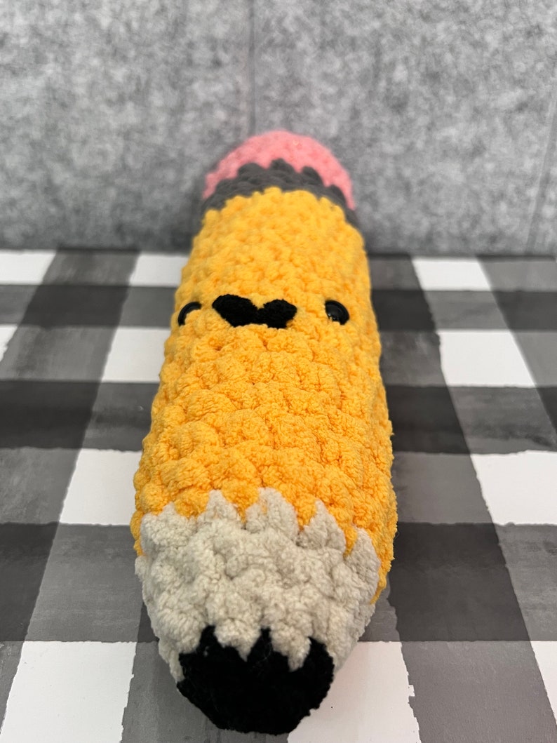 Large Crochet Amigurumi Pencil Plushie - Etsy