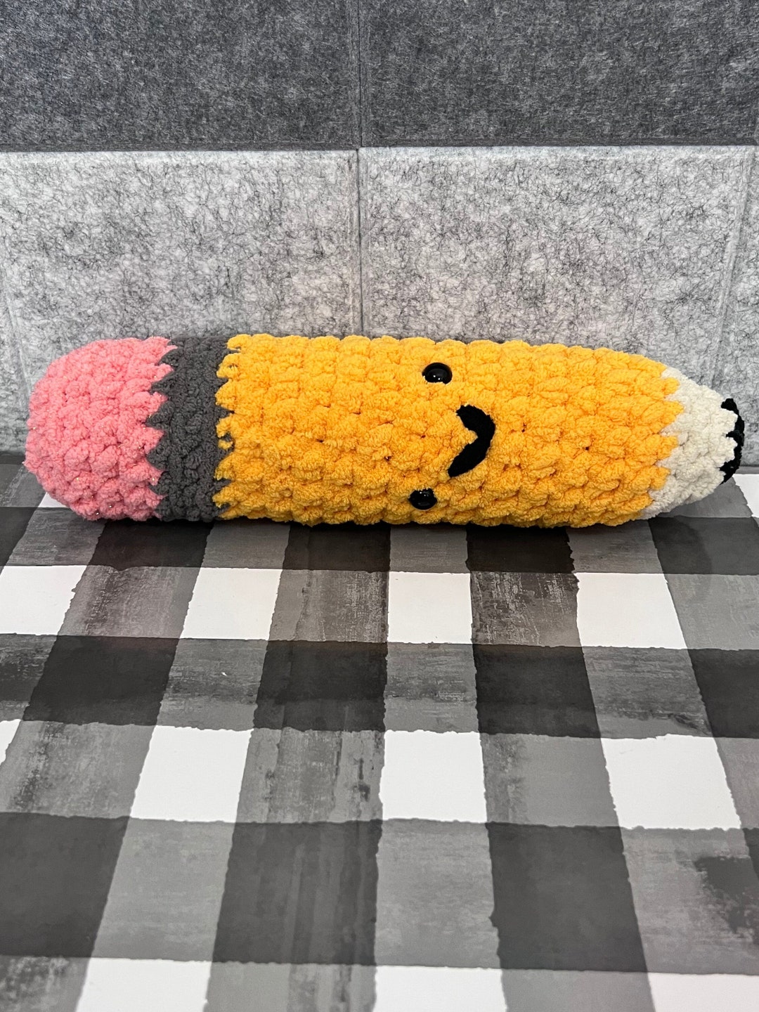 Large Crochet Amigurumi Pencil Plushie - Etsy