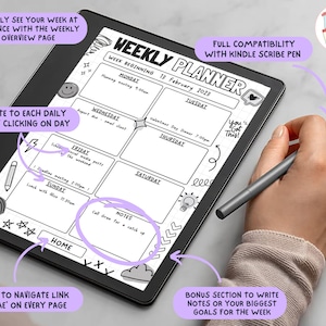 Kindle Scribe Scribble Planner Weekly & Daily Planner Quarterly Planner ...