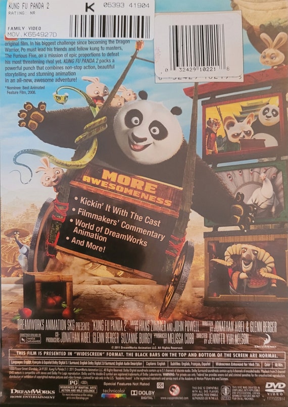 Kung Fu Panda 2 Dvd Menu