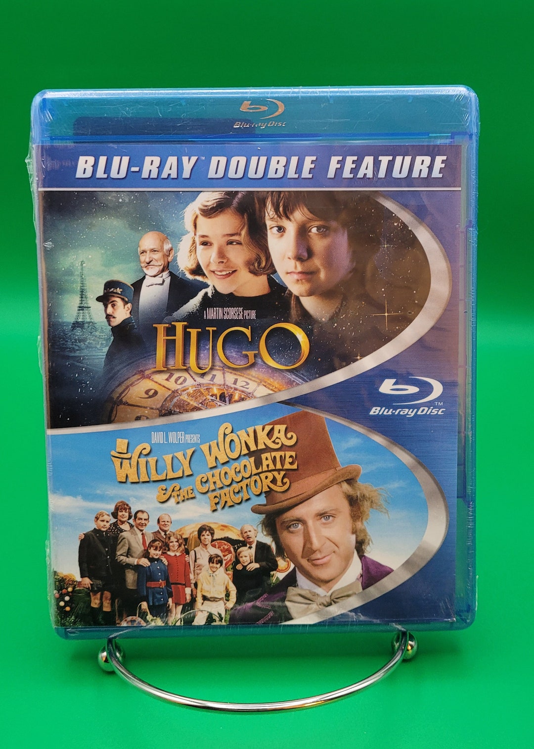 Willy Wonka and the Chocolate Factory / Hugo blu-ray Disc, 2014, 2-disc ...