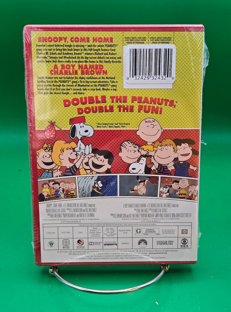 Peanuts Double Feature: Snoopy, Come Home / A Boy Named Charlie Brown ...