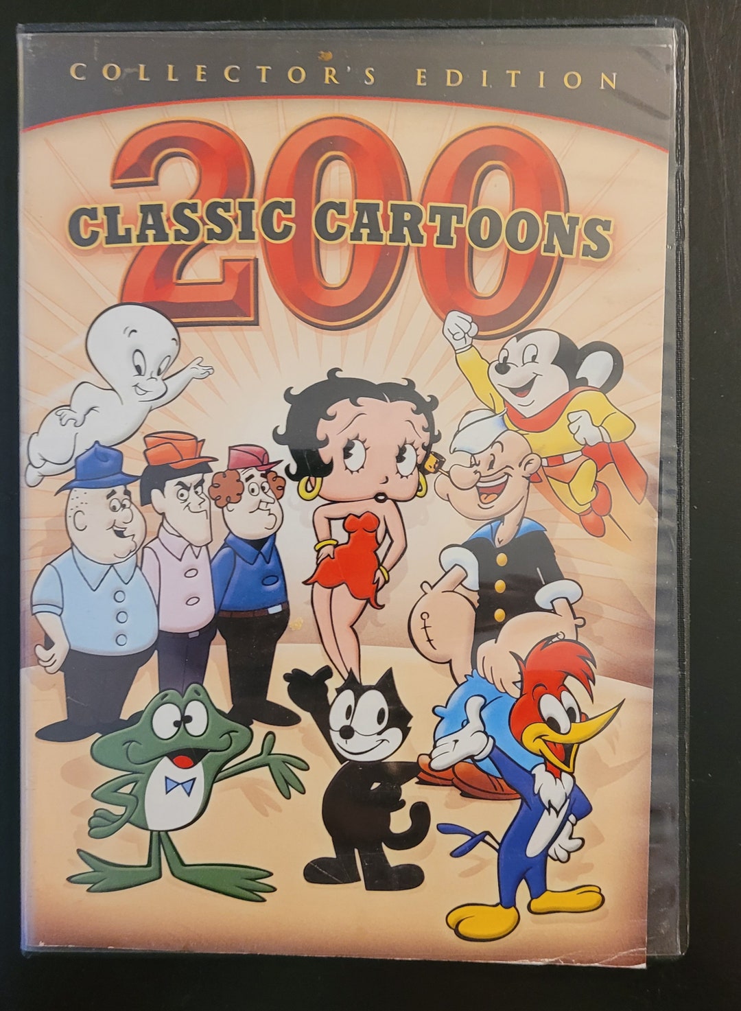 200 Classic Cartoons DVD Set missing 1 Disc - Etsy