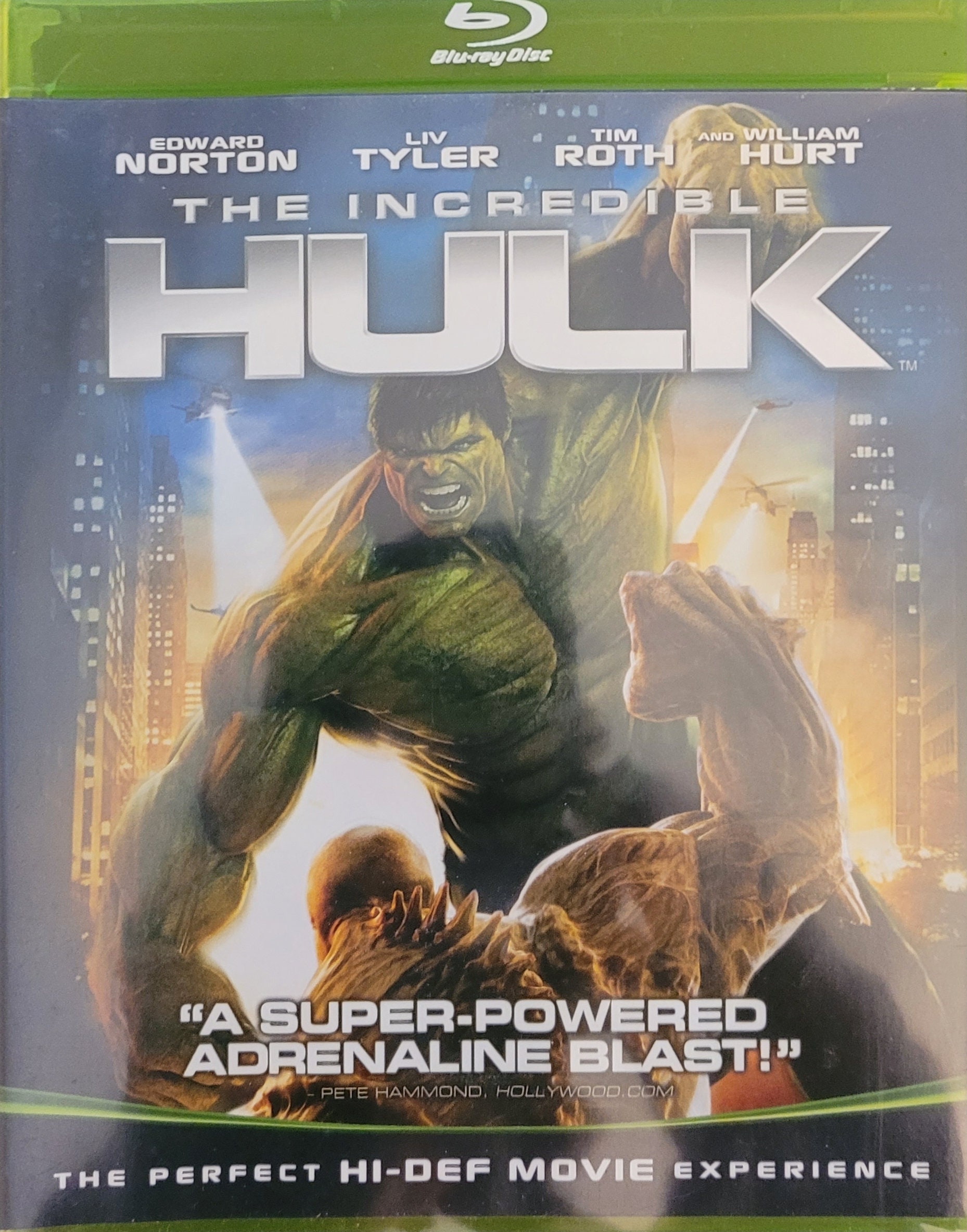 The Incredible Hulk Blu Ray