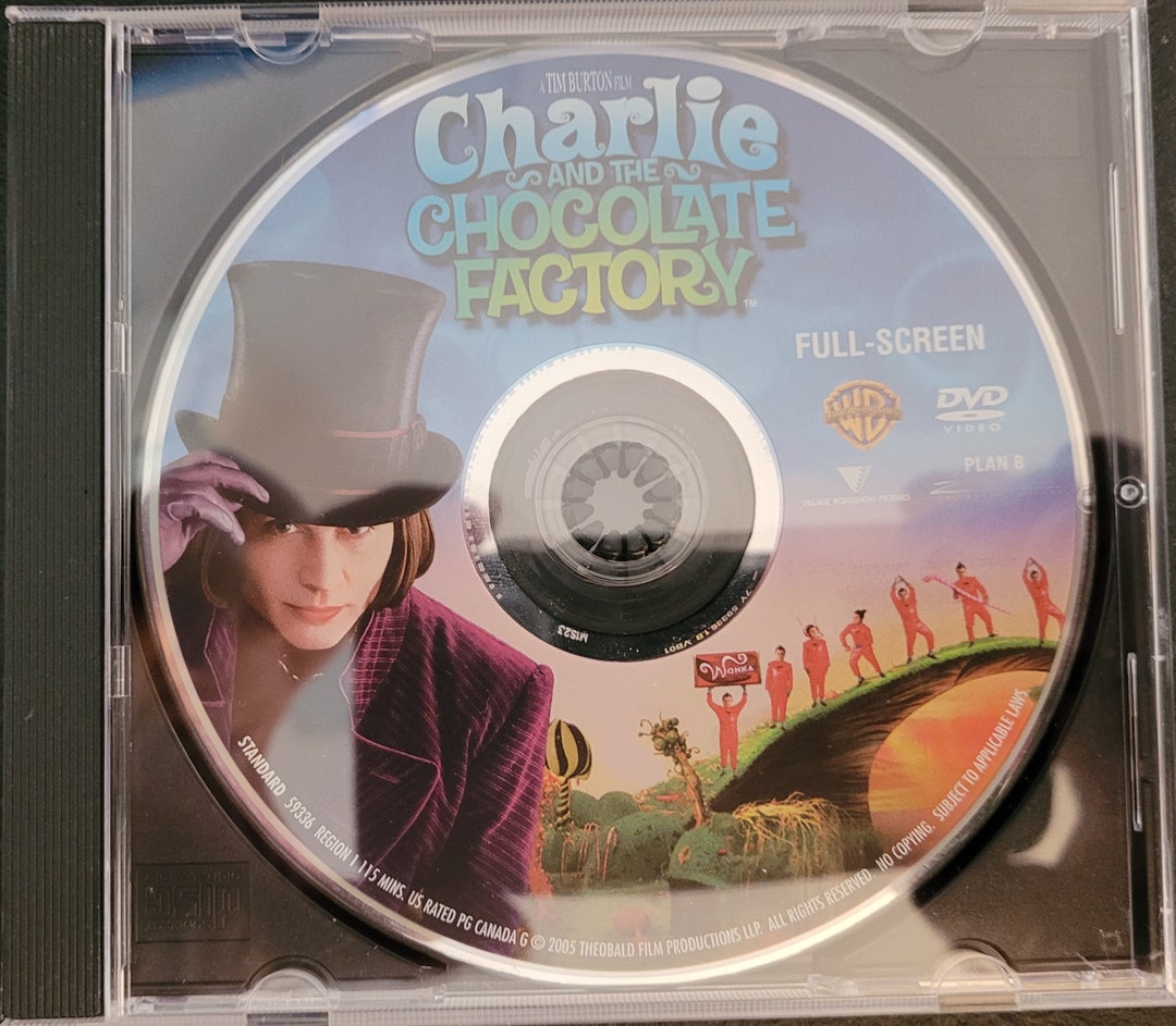 Charlie and the Chocolate Factory DVD - Etsy