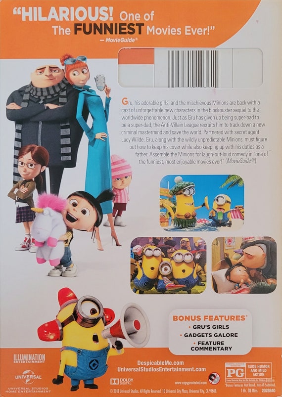 Despicable Me 2 Dvd Cover Art
