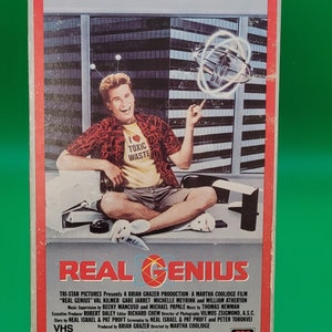 Real Genius VHS Tape 1985 RCA Side Loader - Etsy