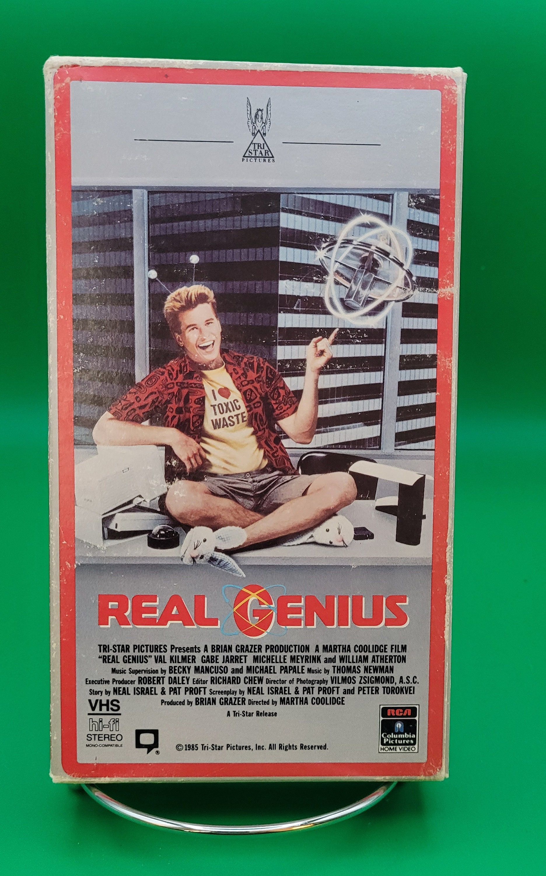 Real Genius VHS Tape 1985 RCA Side Loader - Etsy