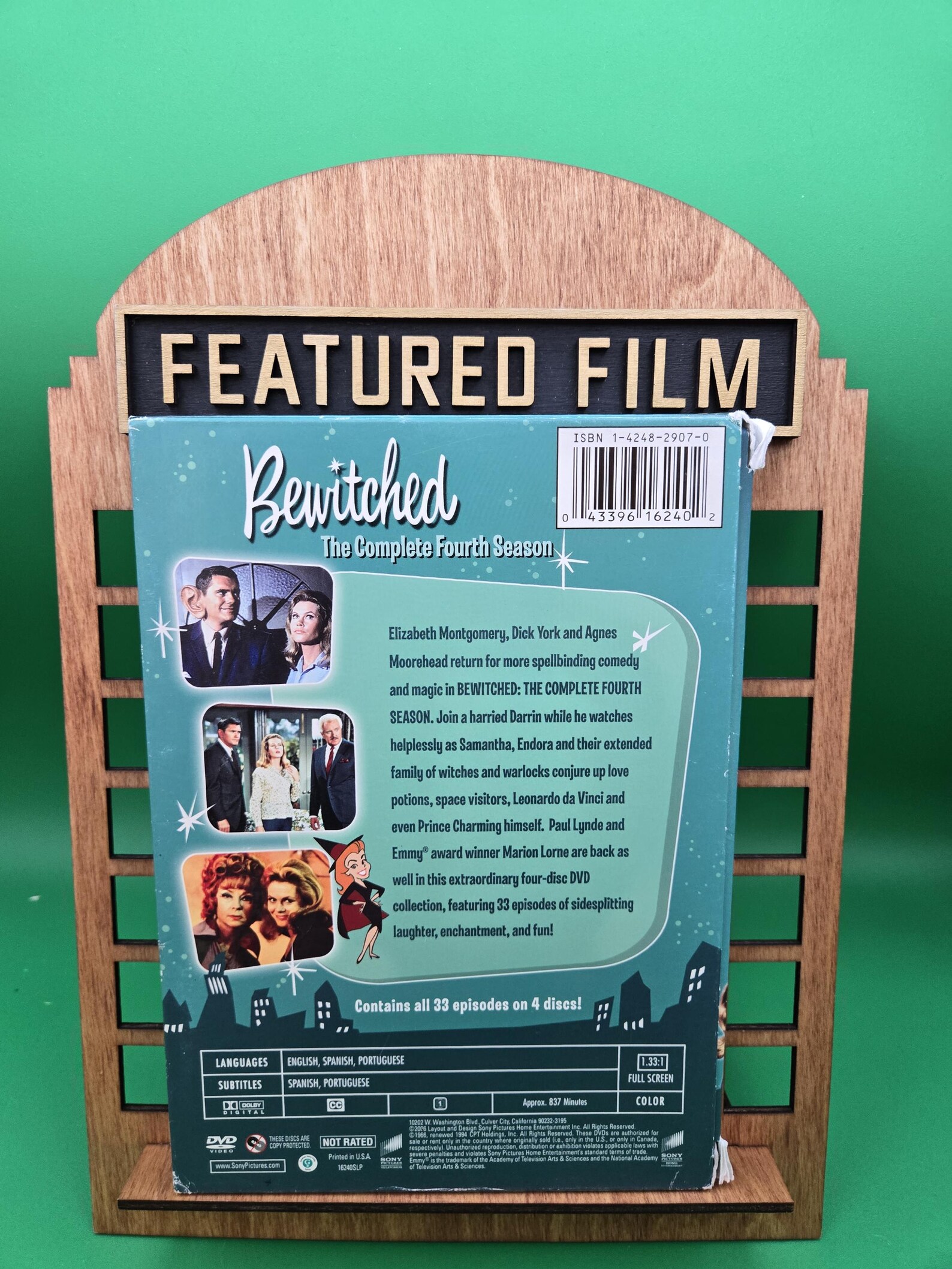 Bewitched the Complete Fourth Season DVD, 2006, 4-disc Set - Etsy