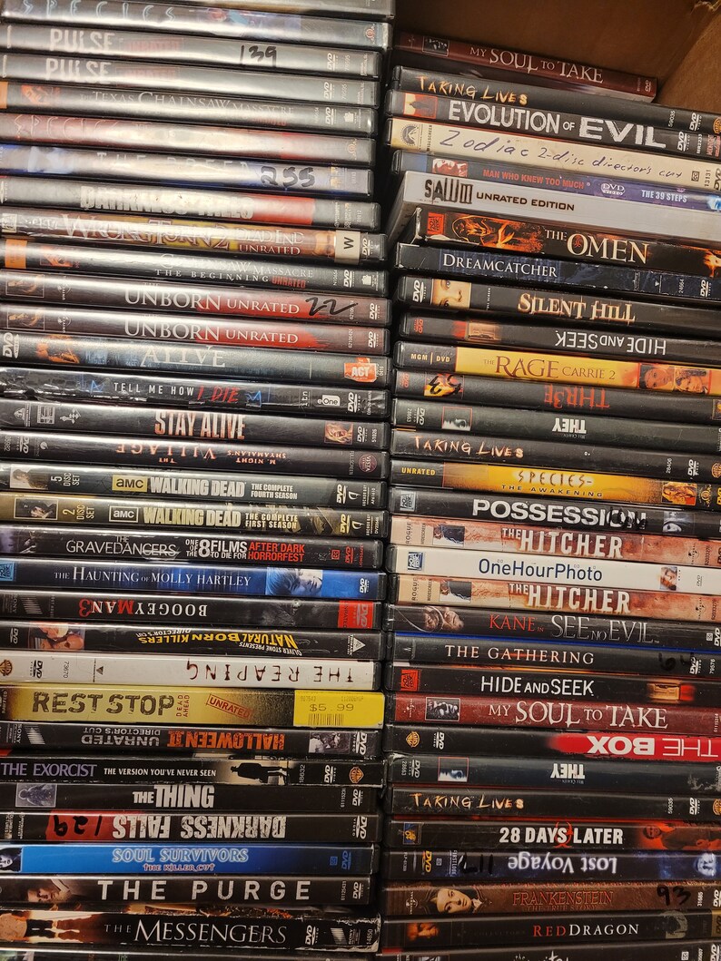 Your Choice DVD Horror Used 2 - Etsy