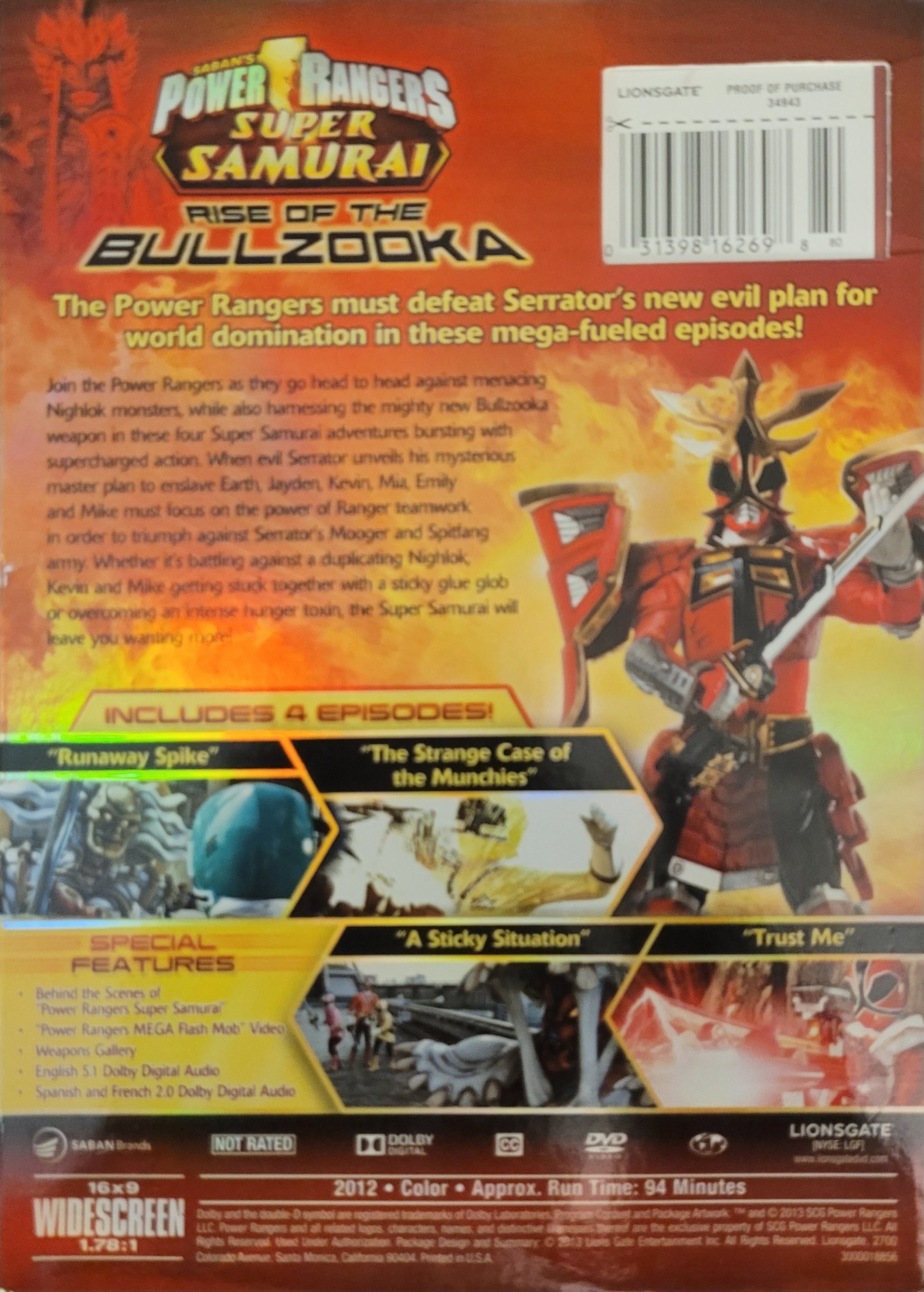 Power Rangers Super Samurai Vol. 3: Rise of the Bullzooka - Etsy