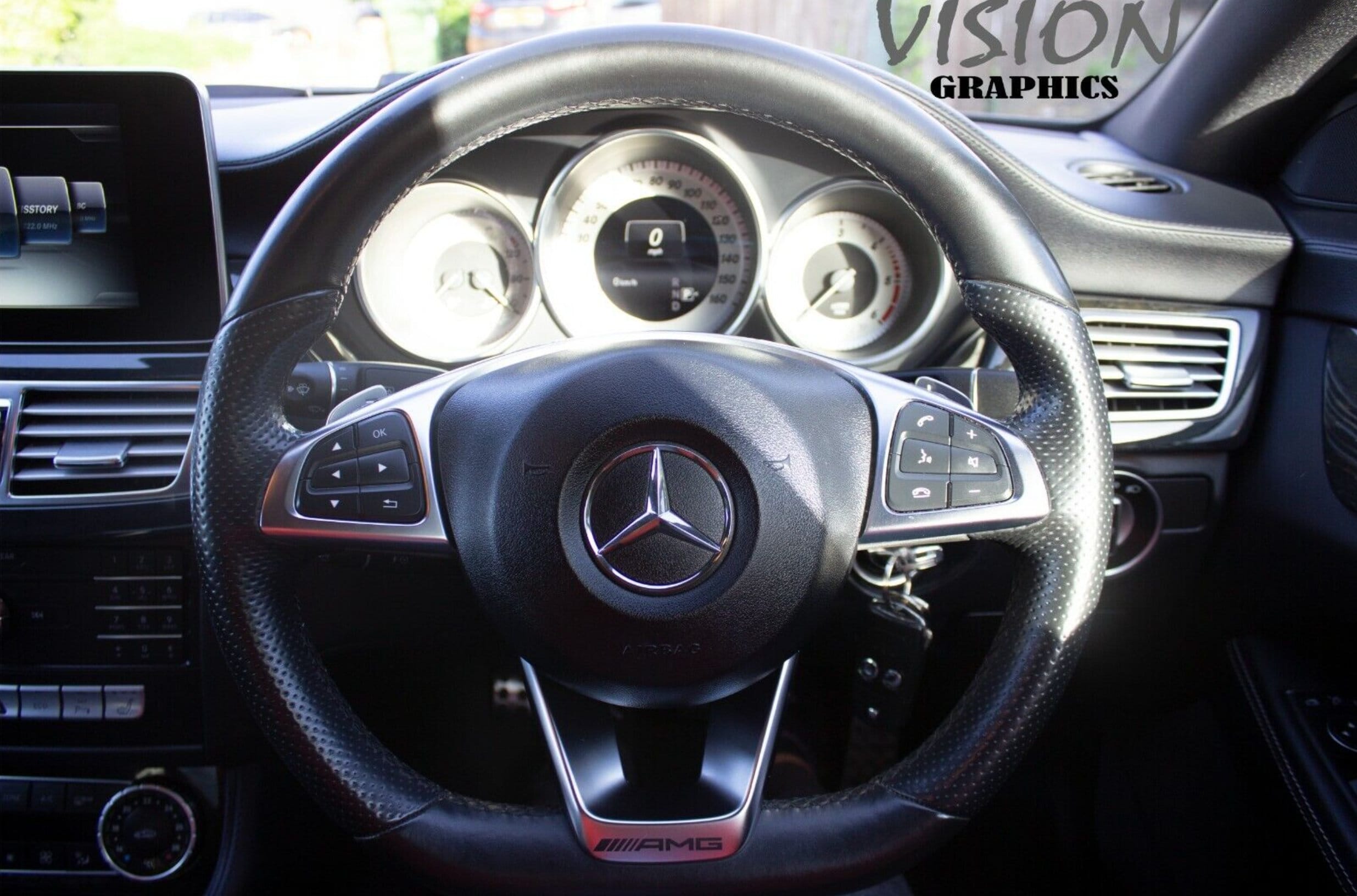 Amg Steering Wheel Sticker Decal Mercedes Exclusive Graphics Adhesive ...