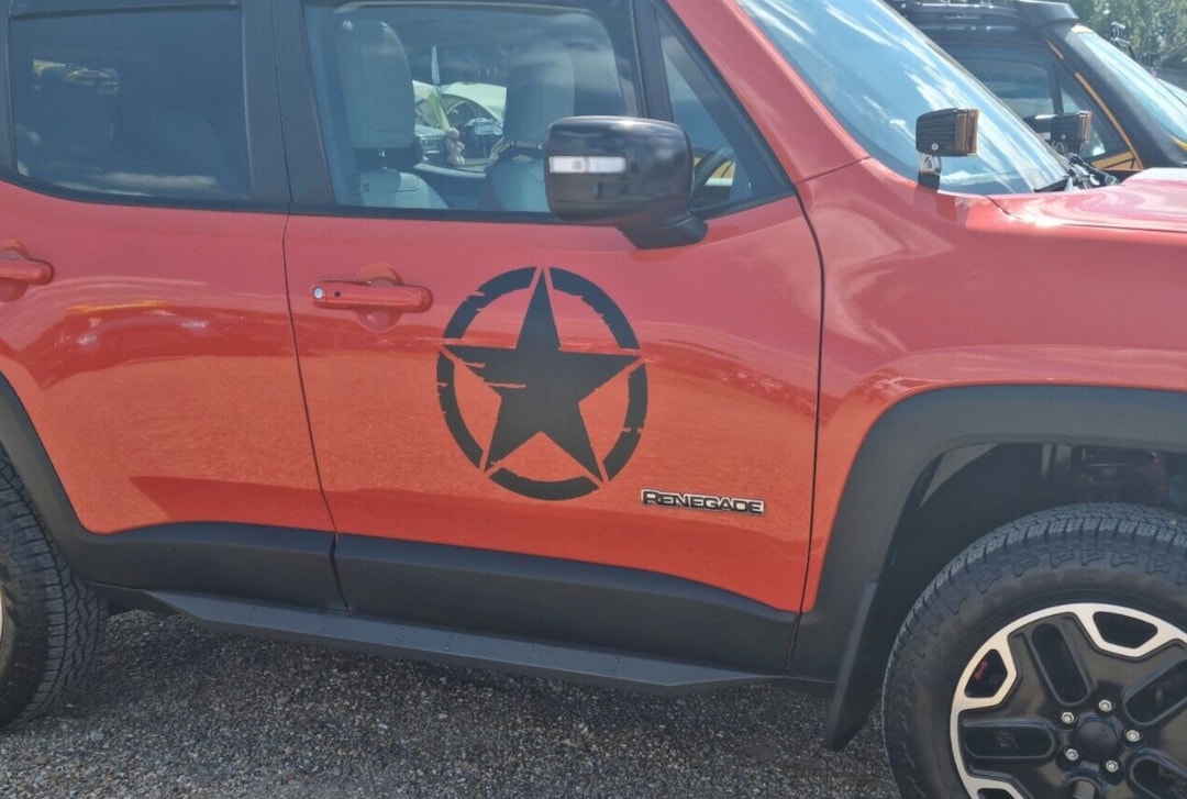 US Army Military Distressed Star Car Sticker Decal Skull and Bones ...