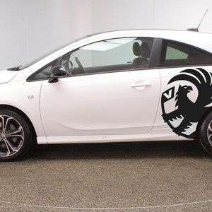 Vauxhall, Buick ,opel Car Side Logo Vinyl Graphics Decals RACING SPORT ...