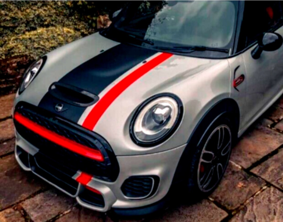 Mini Cooper Bonnet Stripes: Racing Vinyl Graphics Decals - Etsy