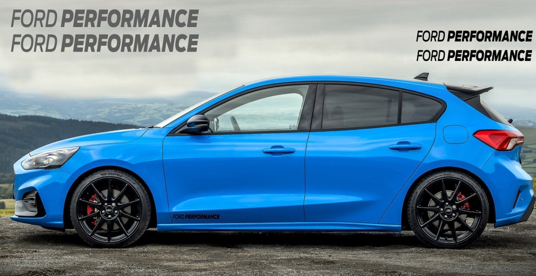 Ford Performance Decal Stickers Logo Side Skirt for Left and Right Side ...