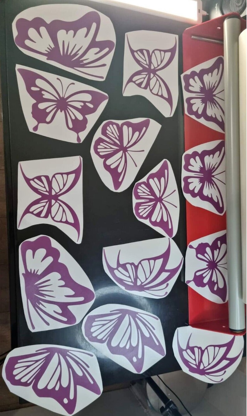 Butterfly Car Stickers 16 Butterflies Car Decals Bodywork Window ...