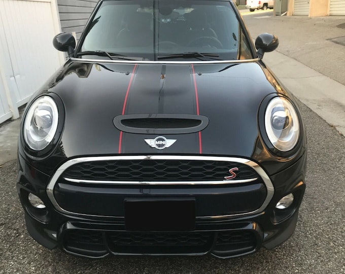 Mini Cooper Bonnet and Boot Stripes Vinyl Graphics Declas Stickers ...