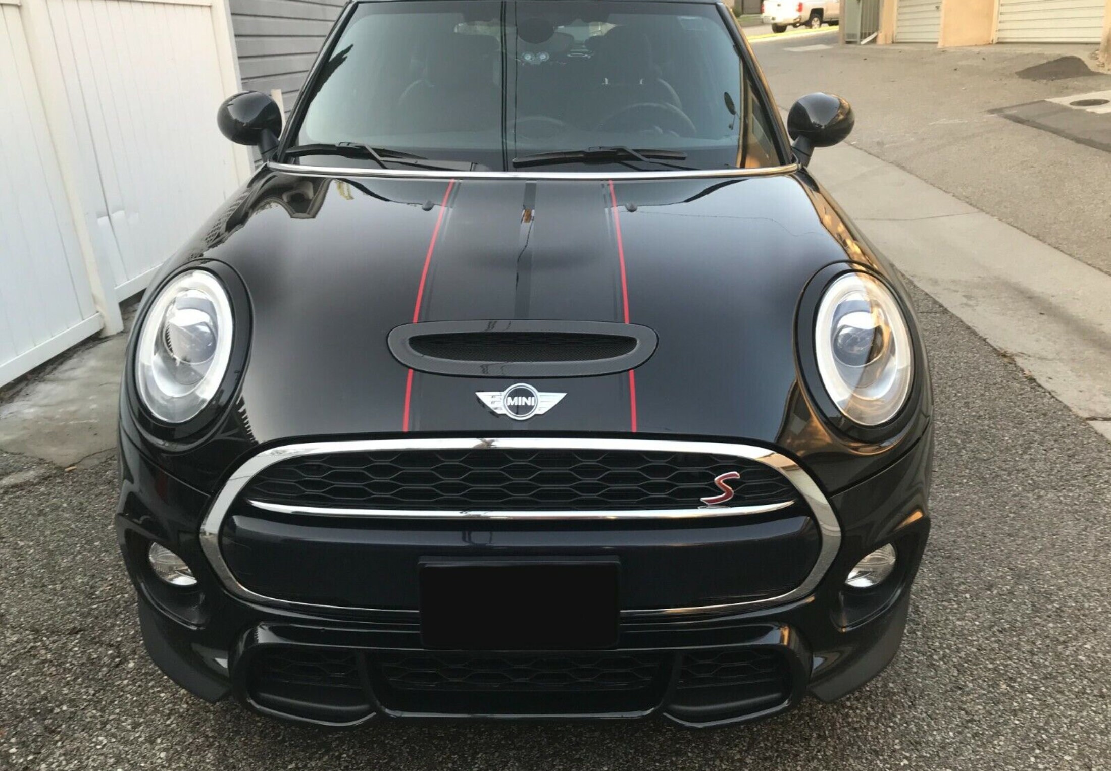 Mini Cooper Stripes Mini Cooper Bonnet & Boot Pin Stripes Vinyl Decals ...