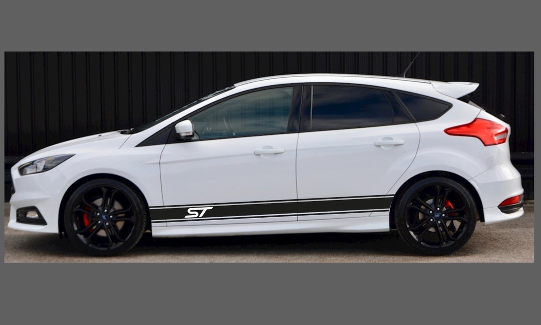 Ford Focus ST RS Side Stripes Design Decals Stickers Racing Sport ...