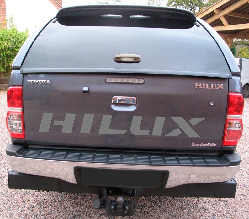 Toyota Hilux Sticker Decals Truck Tailgate Adhesive Vinyl - Etsy