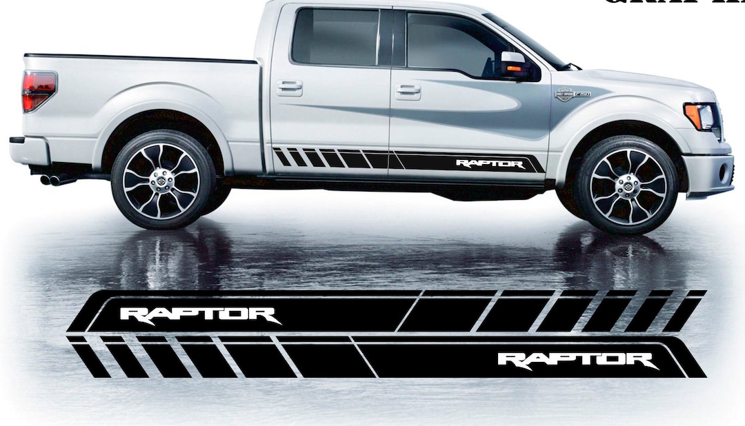 Ford Raptor Pickup Truck Side Vinyl Decals RAPTOR 4x4 off Road ...