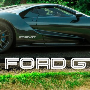 Ford GT Decal Stickers Sport Racing Mustang Shelby GT Car Vinyl ...