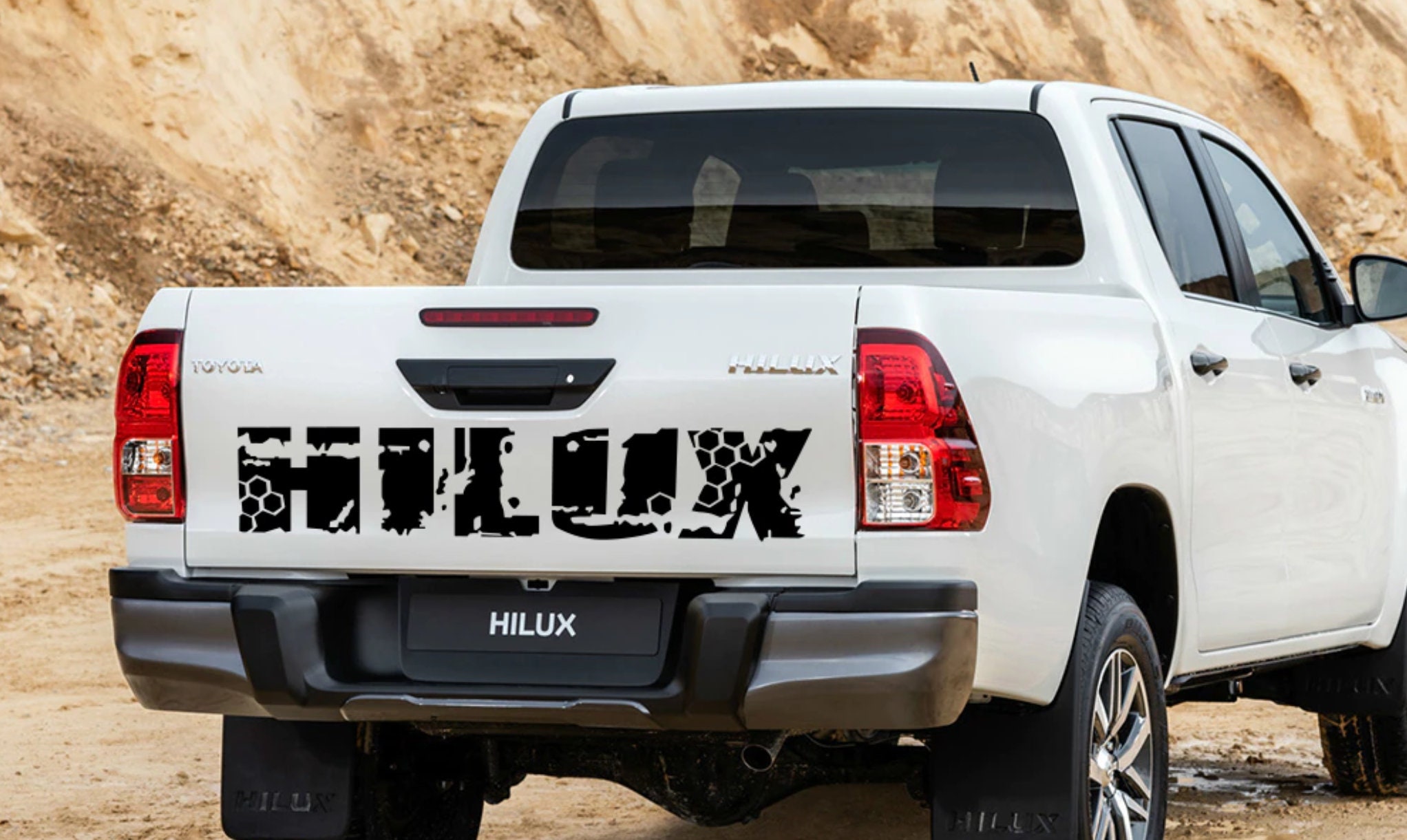 Toyota Hilux Sticker Decals Truck Tailgate Adhesive Vinyl GRAPHICS SUV ...