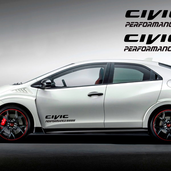 Honda Civic Car Sticker Decals - Etsy