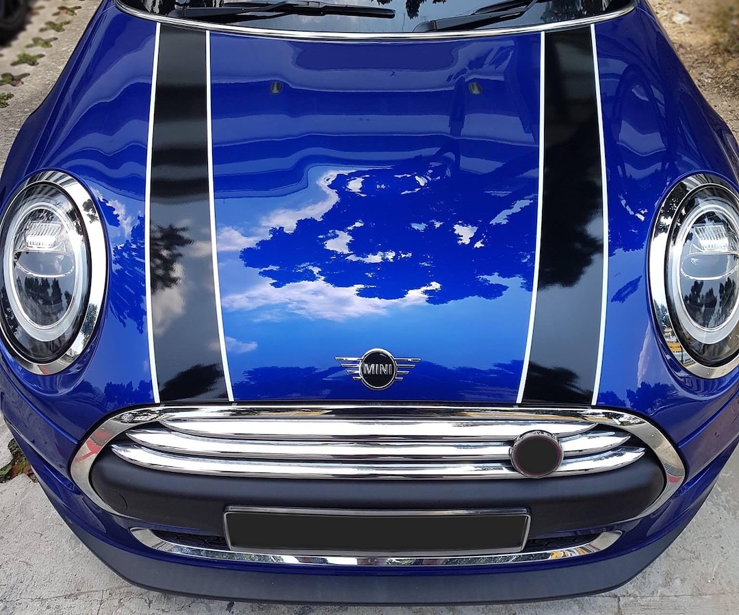 Mini Cooper Bonnet Stripes: Racing Sport Vinyl Hood Decals - Etsy