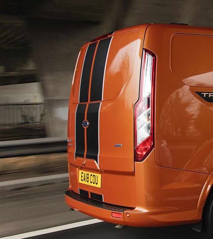 Ford Transit Custom Sport Rear Door Kit Decal Stripes Stickers Racing ...