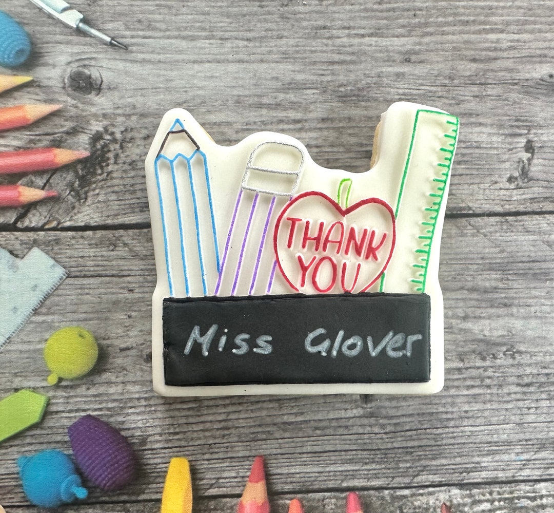 Galleta de agradecimiento para maestros Pedido anticipado disponible ...