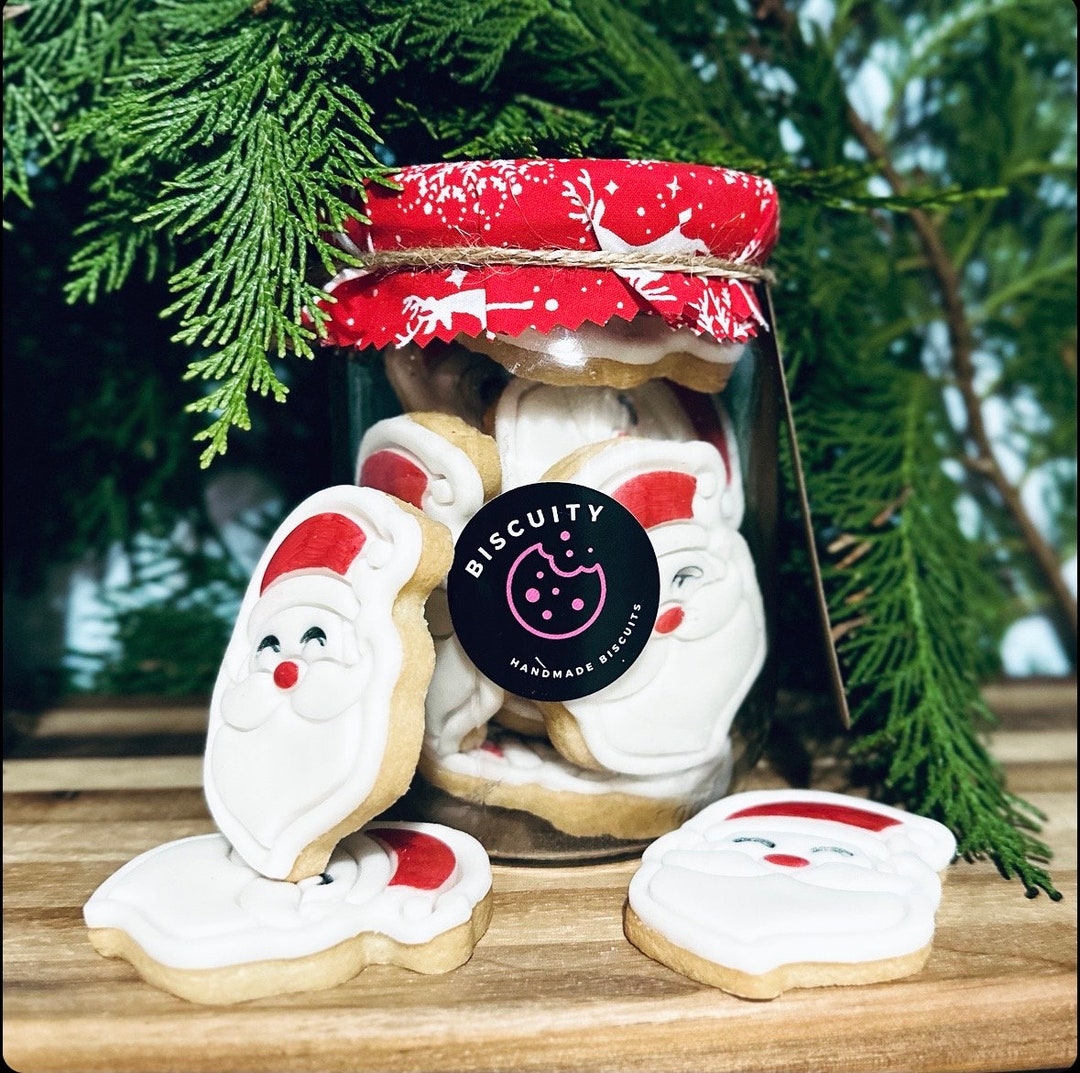Preorder Christmas Santa Biscuits Father Christmas Biscuits in a Jar ...