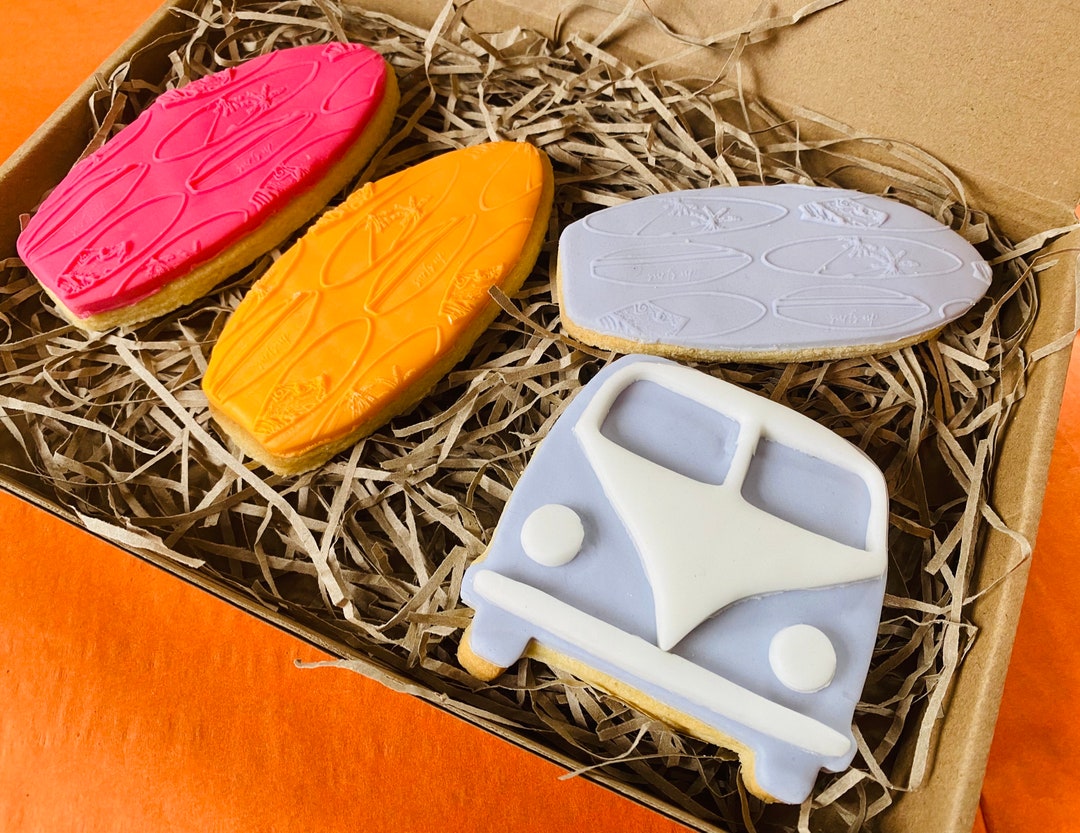 Surfing Biscuit Set Fathers Day Biscuits Campervan, Surf Board ...