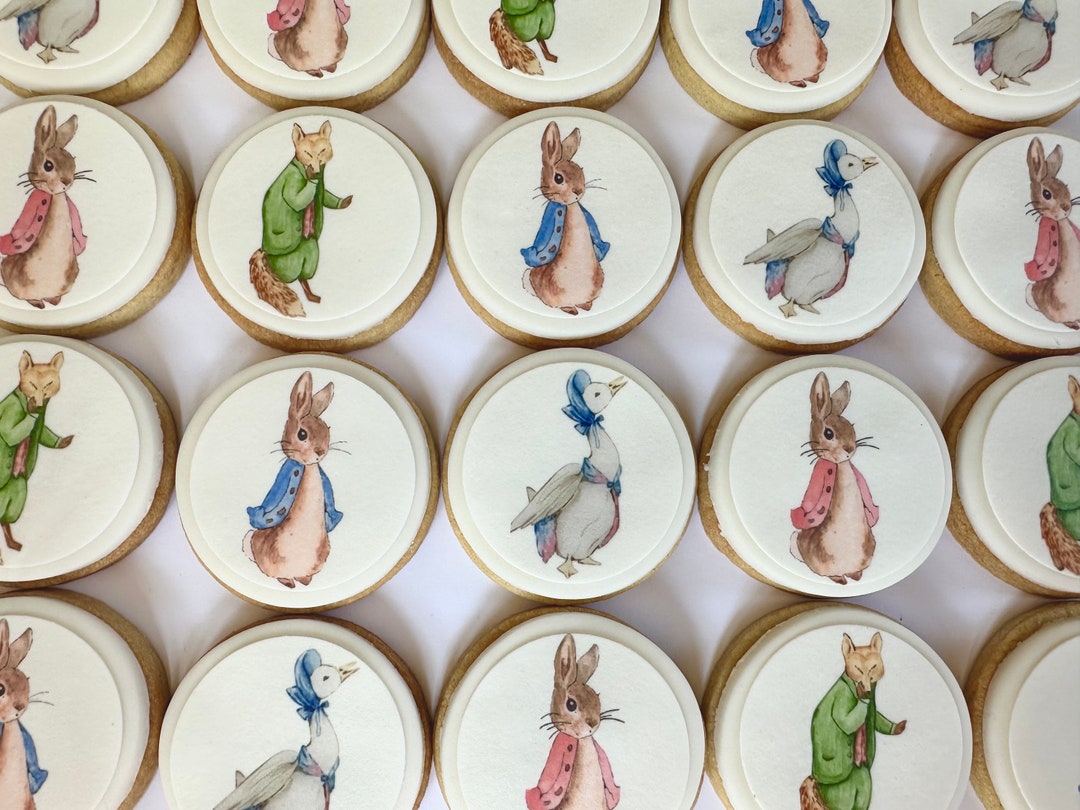 Peter Rabbit Biscuits Peter Rabbit Party Favour Biscuits Peter Rabbit ...