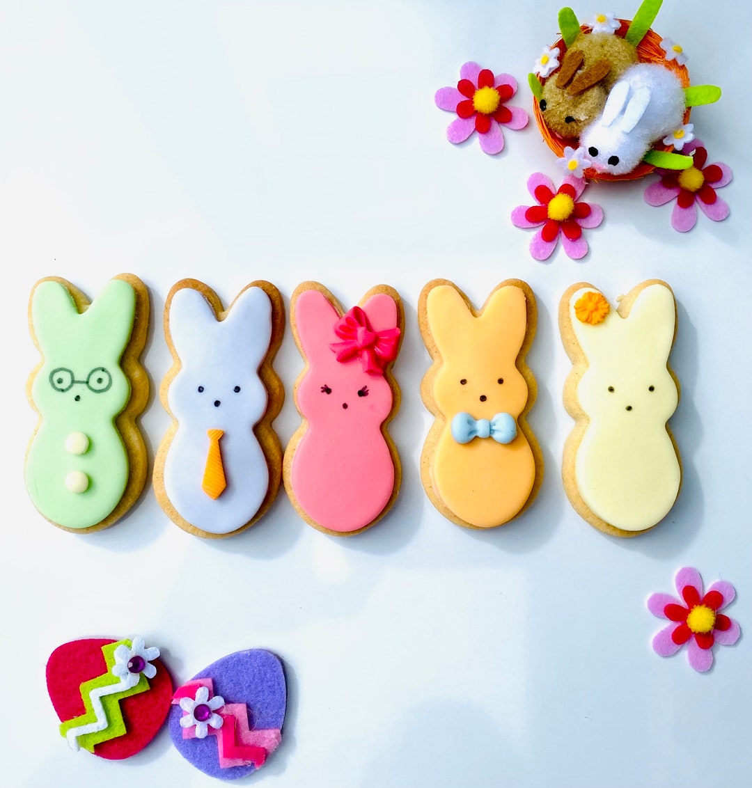 Preorder Easter Bunny Biscuits Easter Rabbit Cookies Easter Gift ...