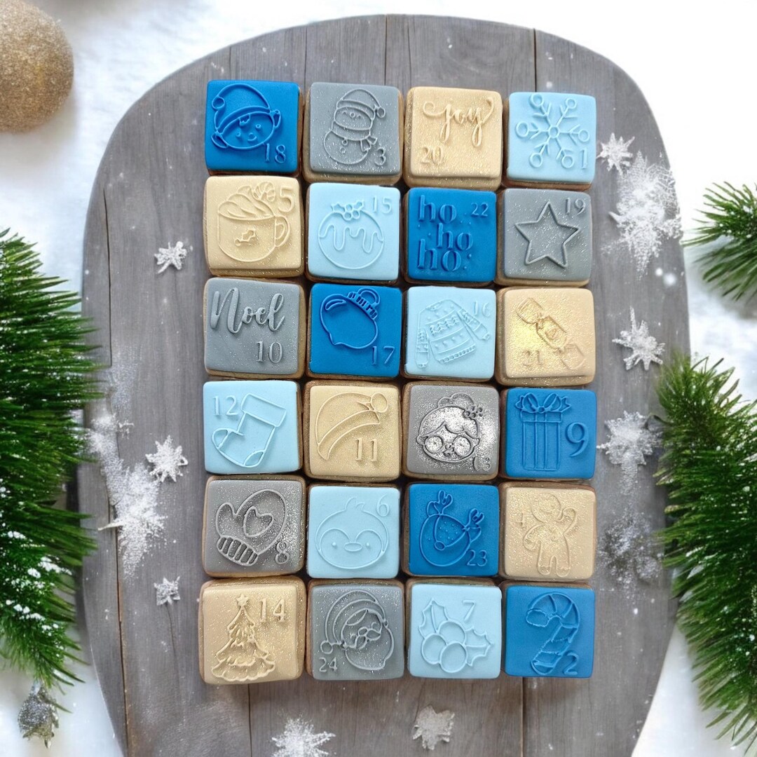 Preorder Advent Calendar Christmas Biscuits Christmas Advent Calendar ...