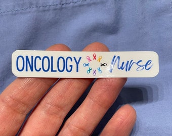 Oncology Nurse Sticker - Etsy