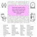 Bathroom Word Search, Restroom Word Search, Forgot Your Phone Word ...