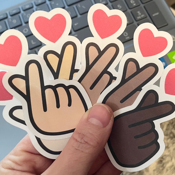 Heart Stickers - Etsy