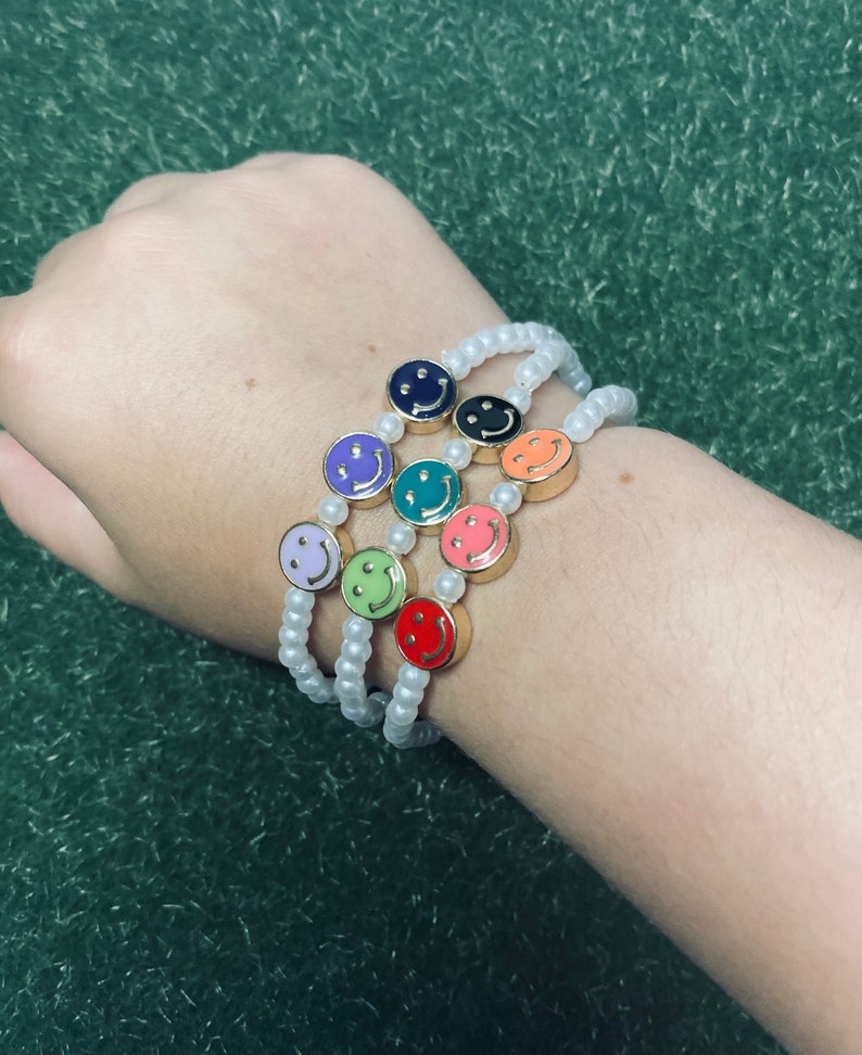 Smiley Face Bracelets - Etsy
