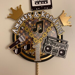The Big One Notorious One 90s Rap Cake Topper Shaker - Etsy