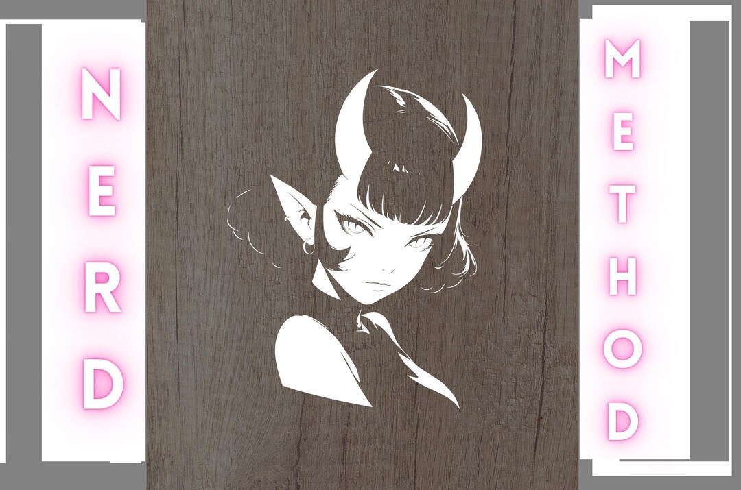 Succubus SVG Anime Graphic Art - Etsy