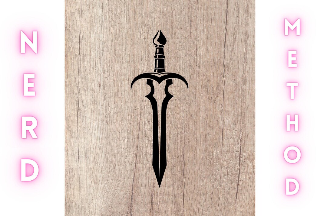 Gladiator Sword SVG Fantasy Art - Etsy