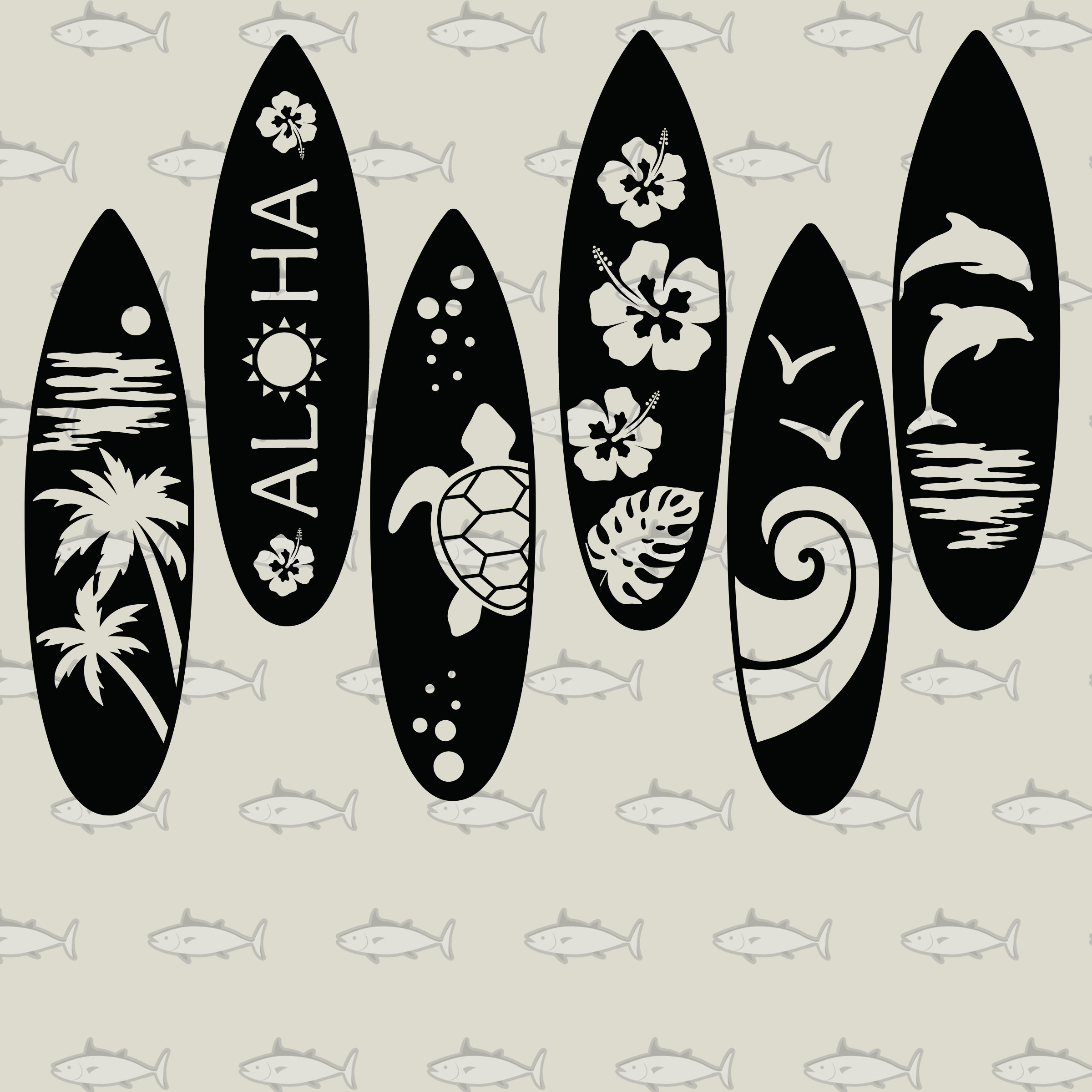 Tablas de surf Clip Art Svg Surfer Svg Tablas de surf Svg - Etsy México