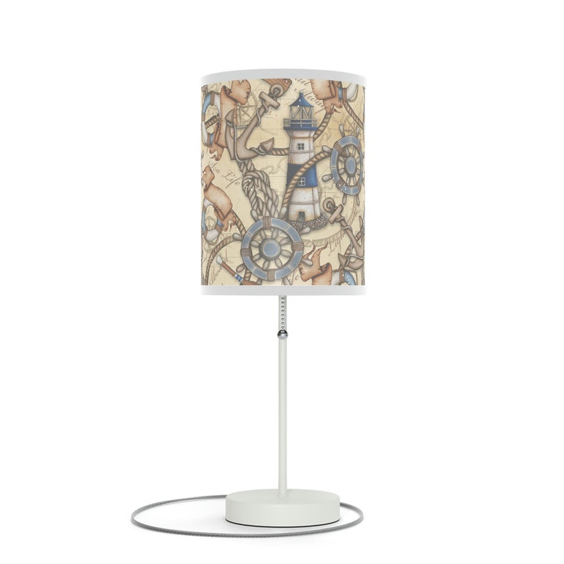 Lighthouse Table Lamp Coastal Table Lamp Nautical Lamp - Etsy