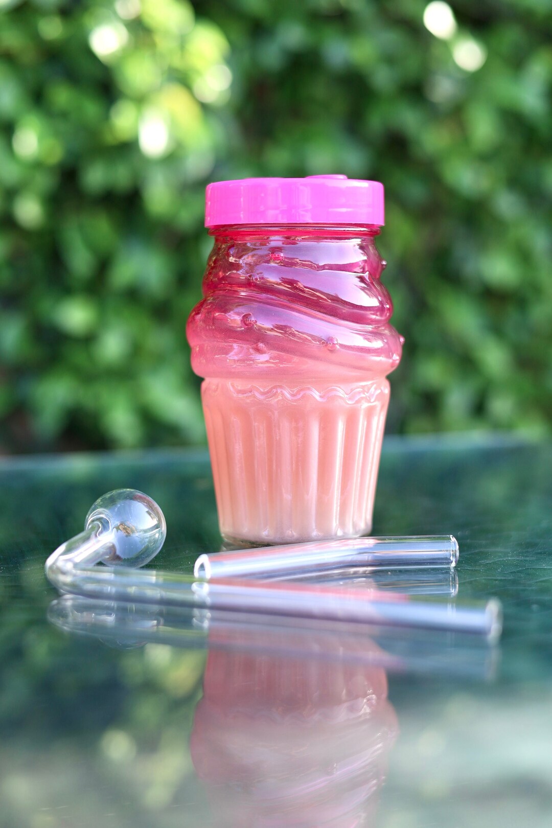 Glass Ice Cream Pipe Cute Smoking Pipe Girly Hand Pipe - Etsy