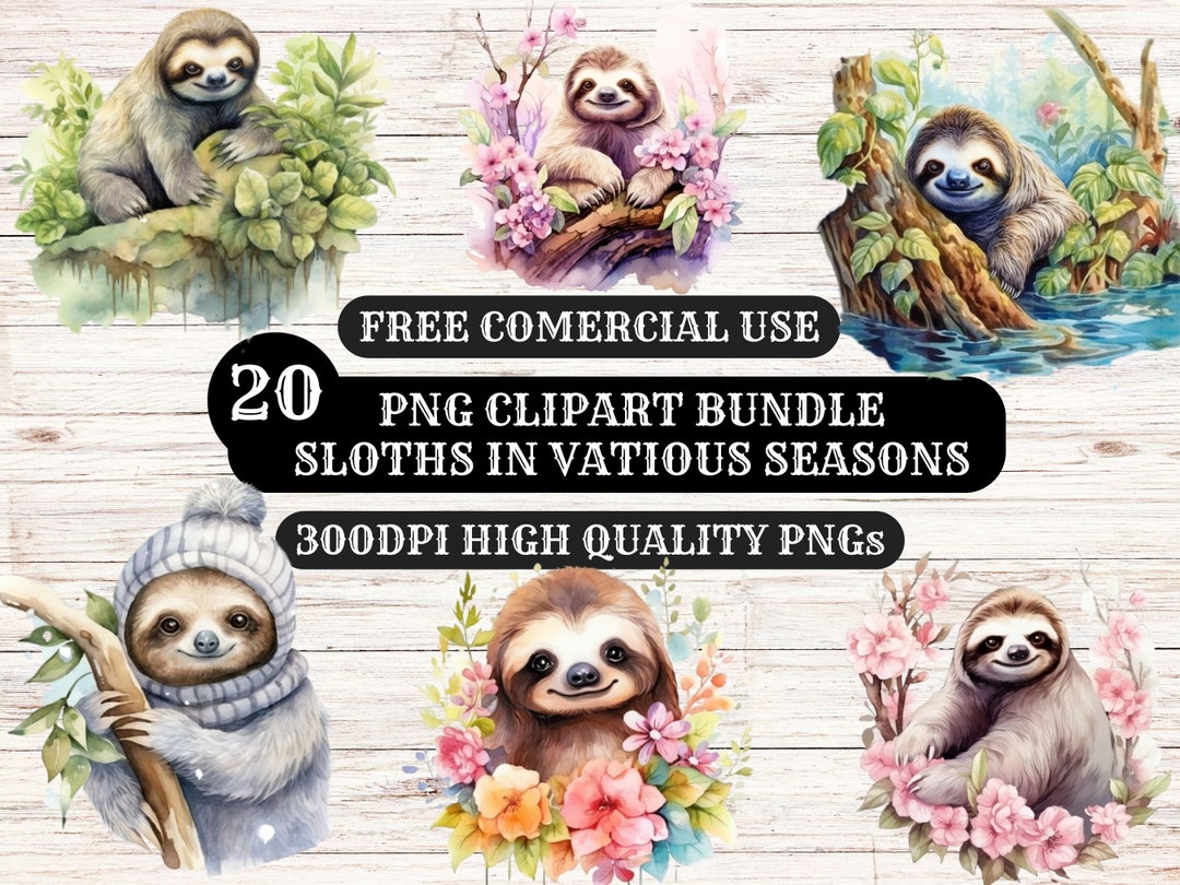 Watercolor Animals Clipart, Clipart Pack, 20, PNG High Quality Clipart ...